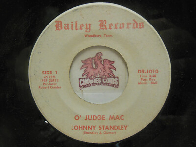Johnny Standley – O' Judge Mac / Logger Bob, 45 RPM Fair/Low (22E) | eBay