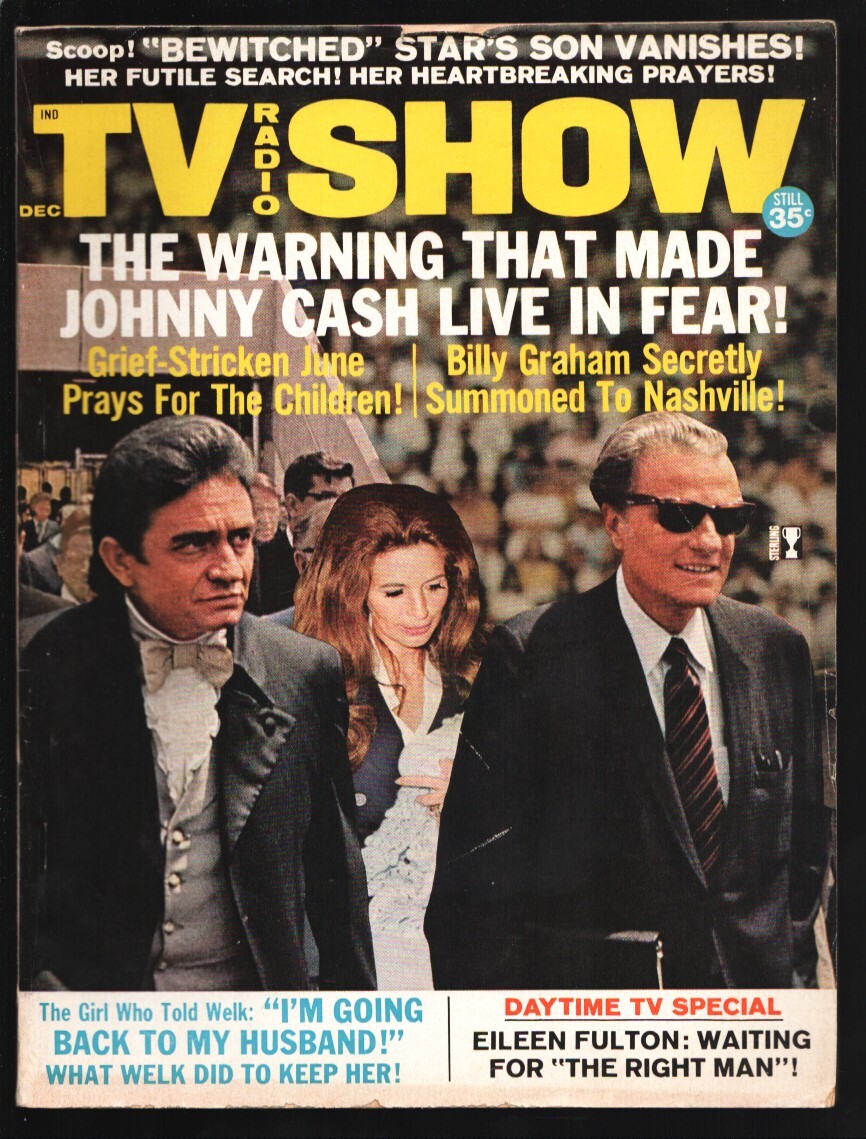 MAG: TV Radio Show 12/1970-Johnny Cash-Billy Graham -Barry Williams ...