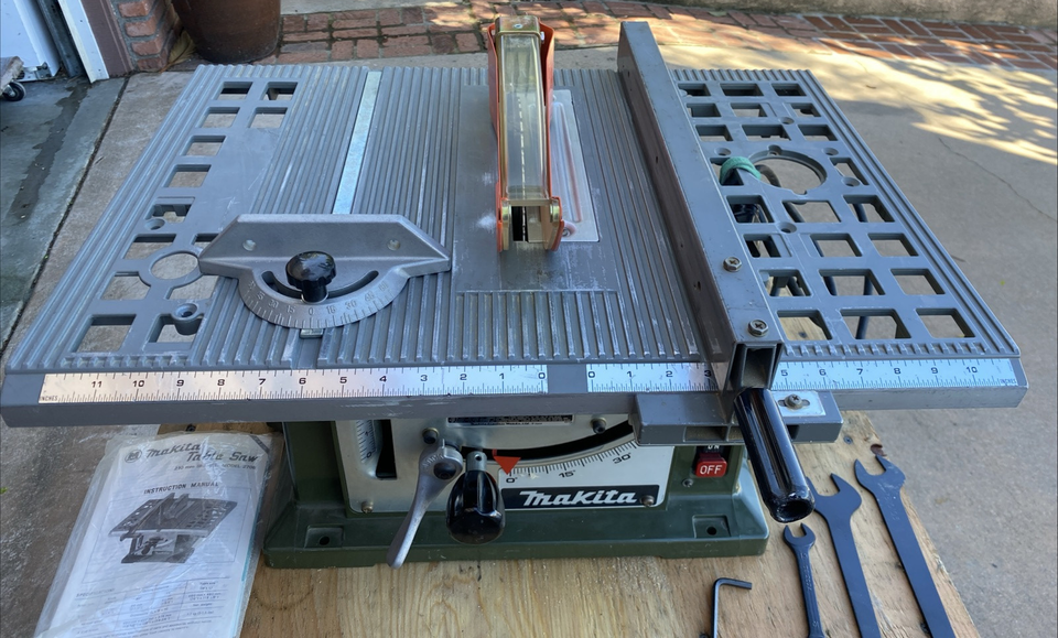 Vintage Makita 2708 Table Saw 115V 4500 RPM Made In Japan | eBay