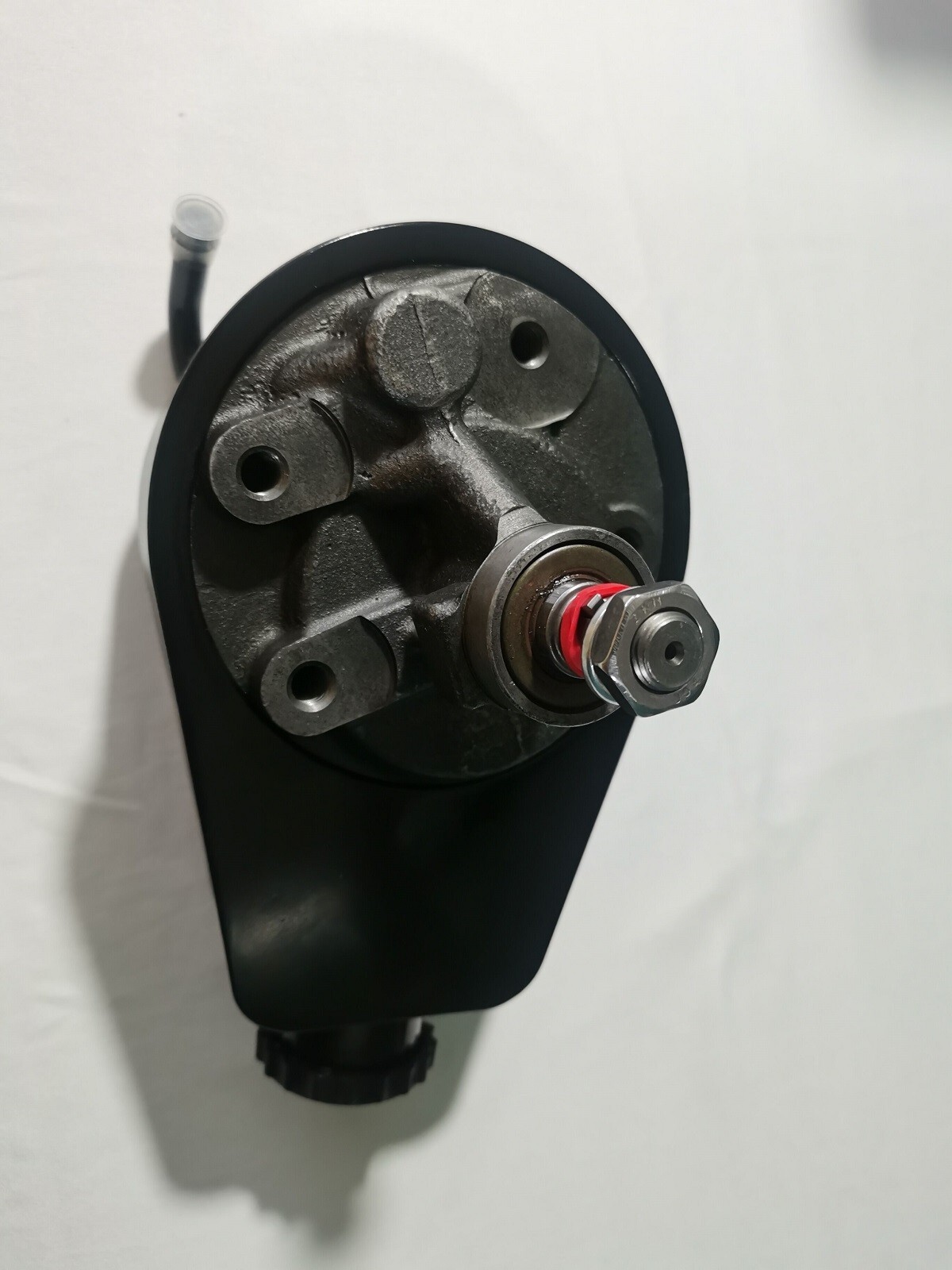 SB Chevy GM Black Saginaw Power Steering Pump + Aluminum 2 Groove ...