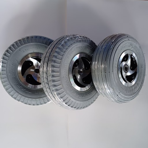 Electric Mobility Scooter - Replacement Wheels - 1 Front 2 Rear, inc ...