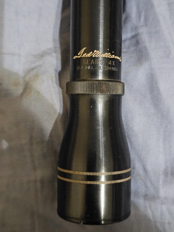 Vintage Sears Ted Williams 4x 1 Inch Rifle Scope in original box | eBay
