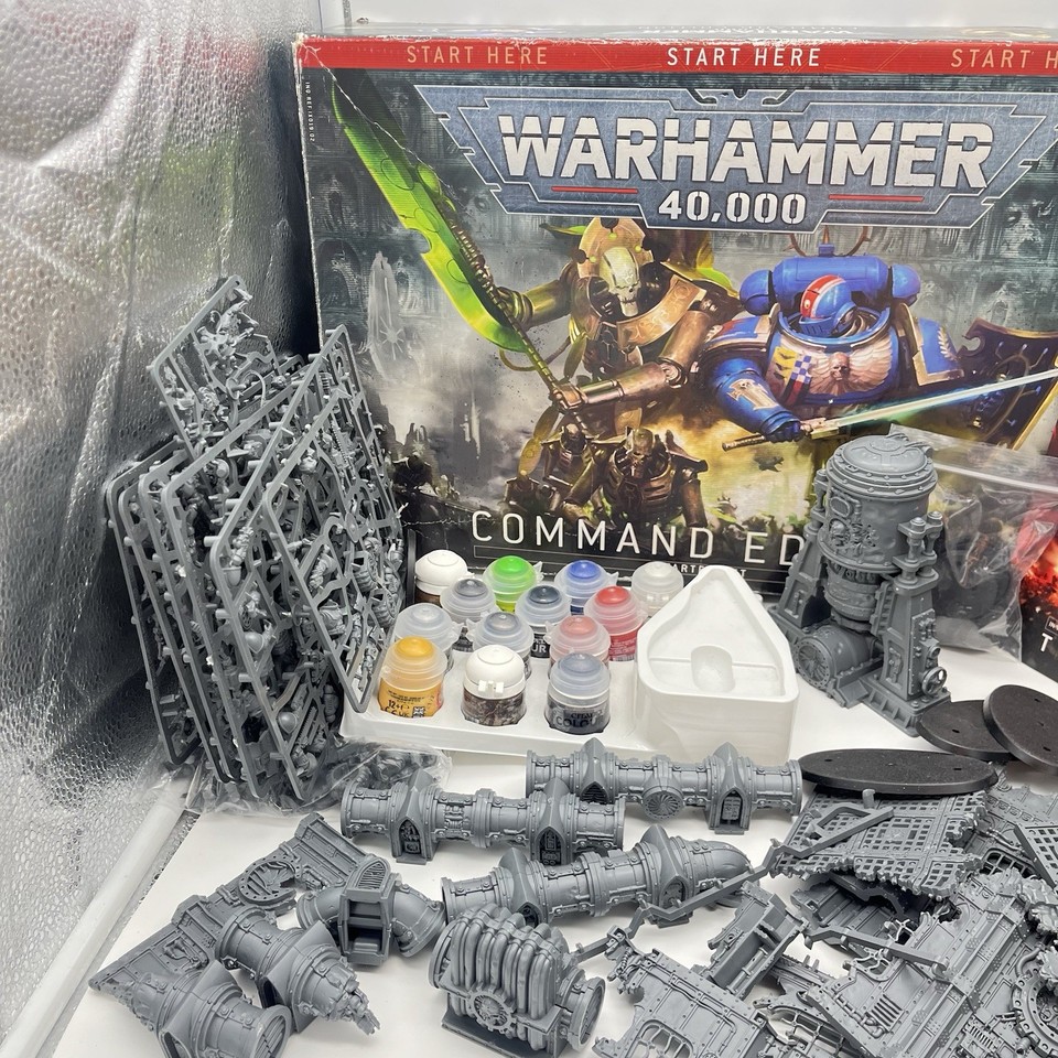 Warhammer 40k Starter Set Command Edition Space Marines Necrons ...