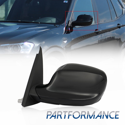 Fit For 2011-2014 BMW X3 Heated Mirror Black Left Driver Side Power ...
