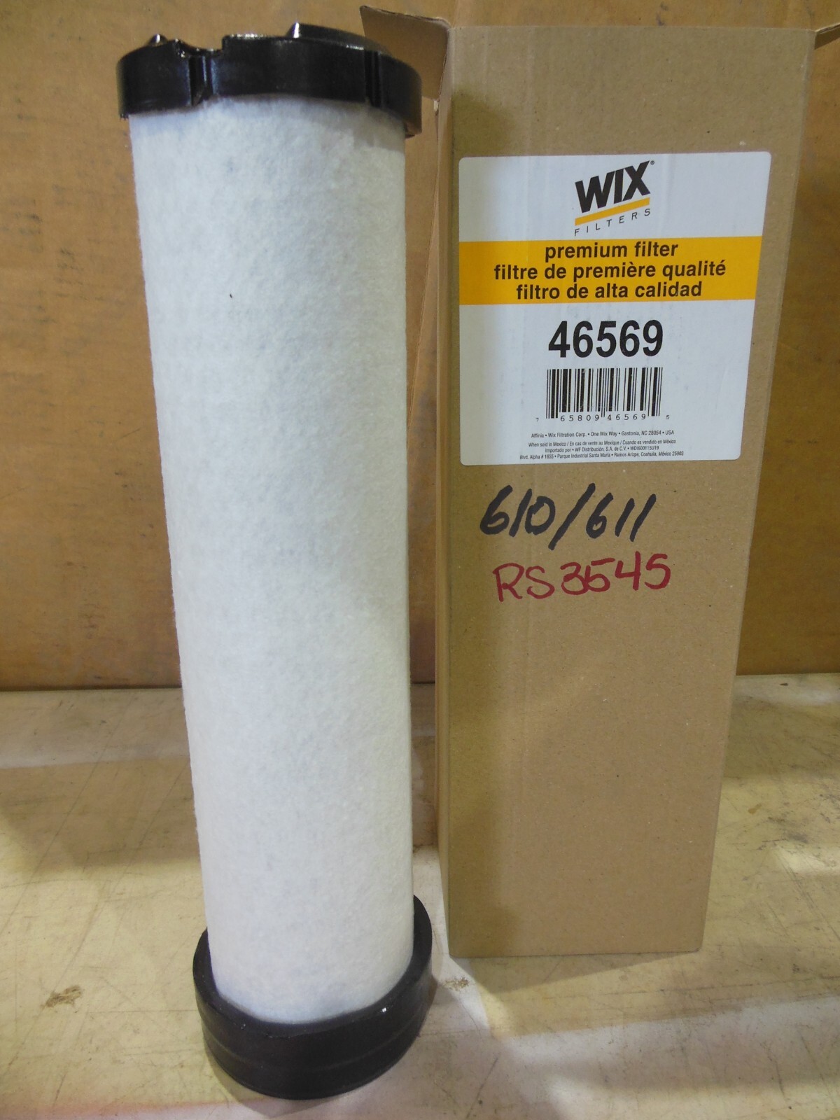 WIX 46569 - Air filter cross reference