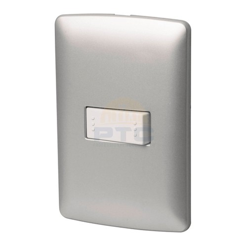 Volteck PA-APSE-EIP Armed plate 1 silver ladder switch, Italian line | eBay