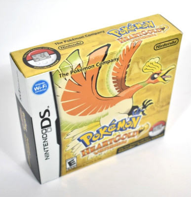 Pokemon HeartGold Version DS Cardboard BOX ONLY -No Game or Pokewalker ...