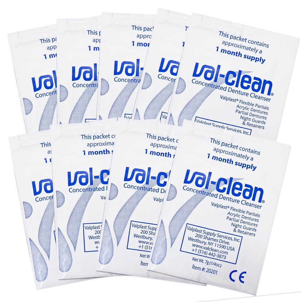 Val-Clean Concentrated Valplast Flexible Denture Cleaner 1 to 12 ...