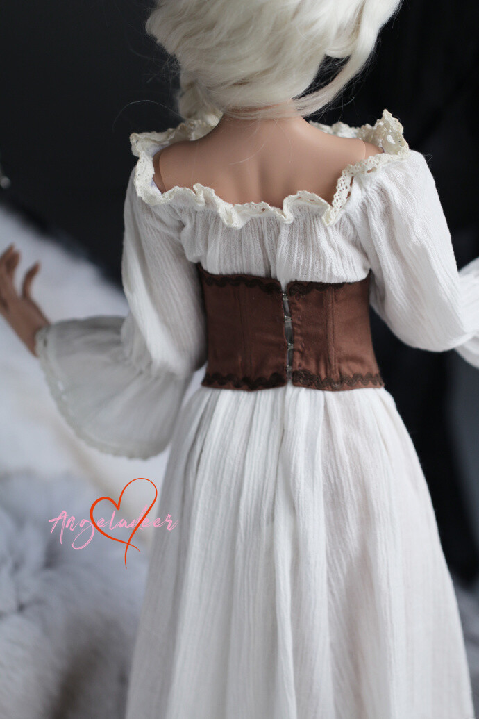 1/6 1/4 1/3 SD DD DDDY IP-SID/EID BJD Doll Clothes Witch Dress + Lace ...