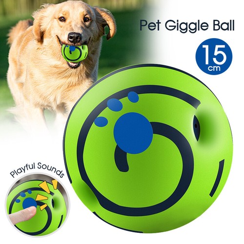 Pet Giggle Ball 15cm Interactive Sound Toy for Indoor and Outdoor Fun ...