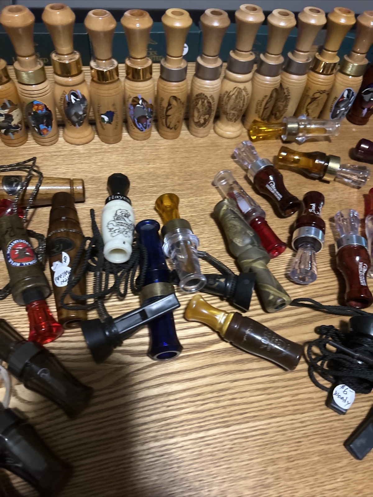 DUCKS UNLIMITED DUCK CALL LOT! LOTS OF SIGNED BUCHERS! OVER 50 CALLS ...