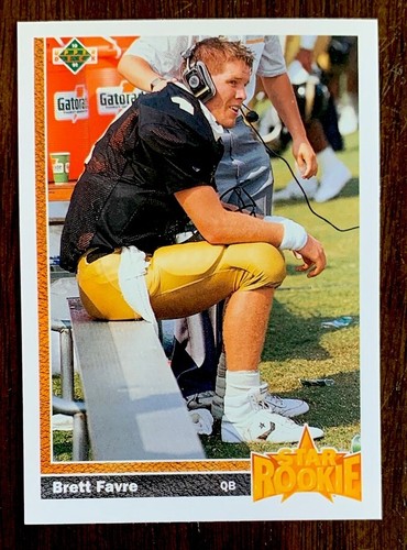 Brett Favre 1991 Upper Deck #13 Star Rookie Card | eBay