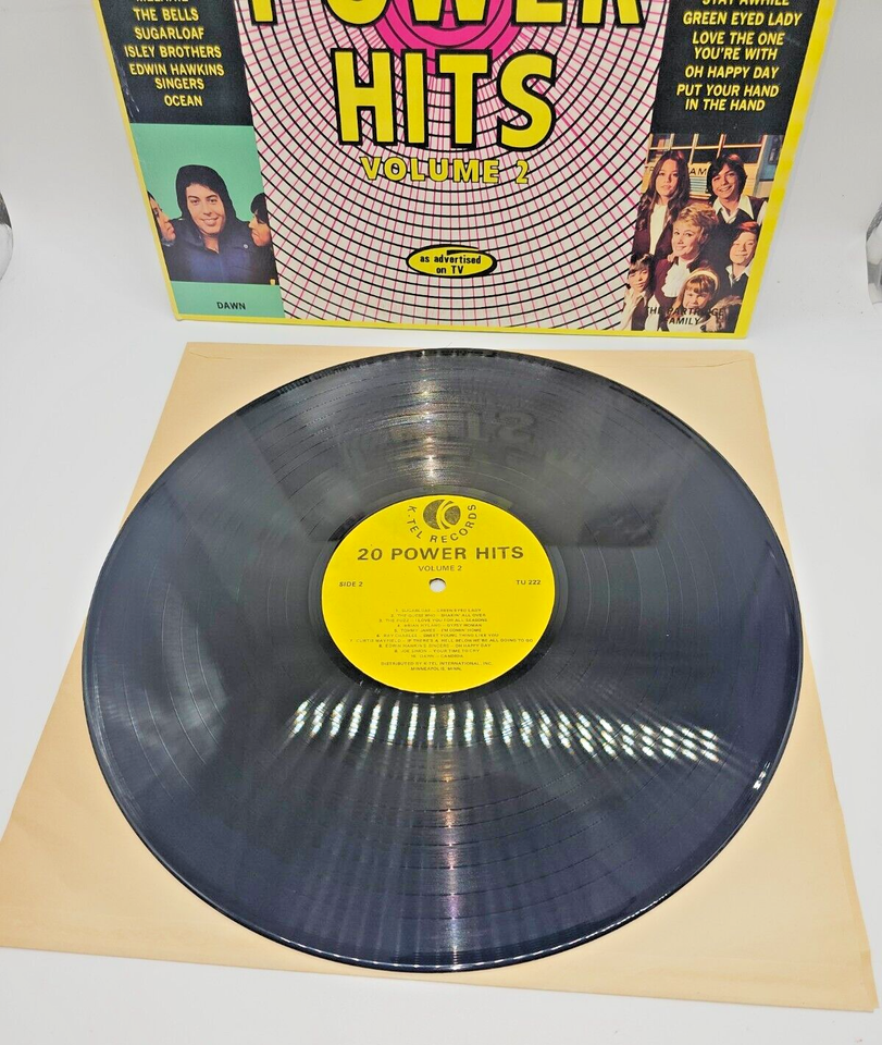 K-TEL 20 POWER HITS VARIOUS ARTISTS LP 12" VINYL RECORD - Fast Ship | eBay