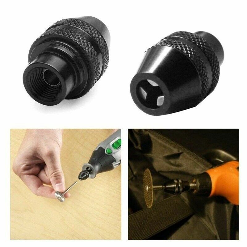 Keyless Chuck 3Pcs Quick Change Dremel Rotary Tools Drill Universal ...