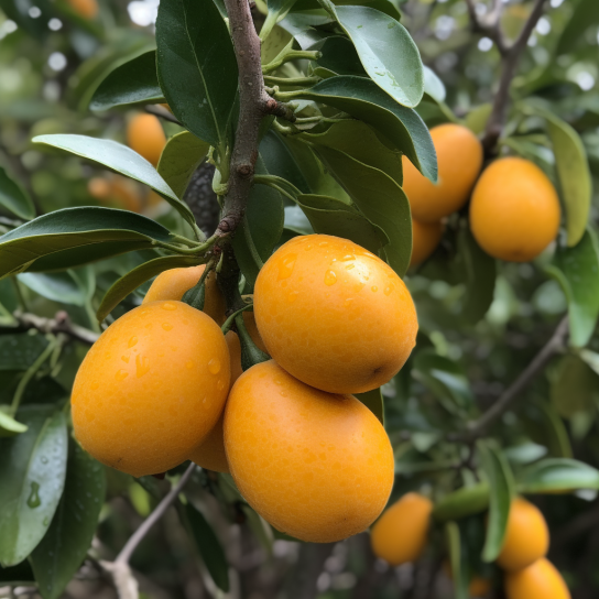 Fukushu Kumquat Tree - Semi-Dwarf - 24-36" Tall - Live Citrus Plant ...