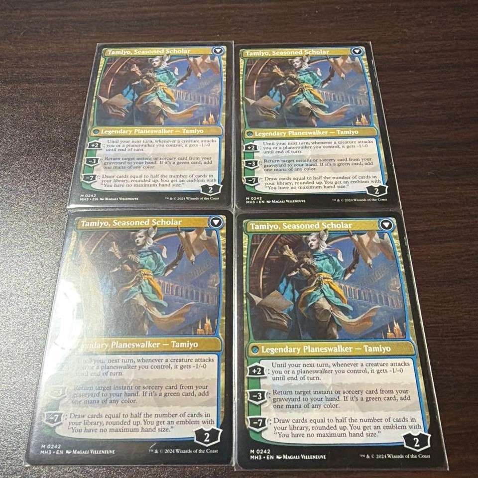 Mtg Mh3 Tamiyo, Inquisitive Student English Version 4 Sheets | eBay