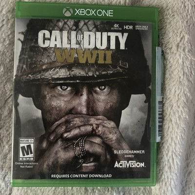 Activision Call of Duty WWII Xbox One XB1 x WW2 Shooter Game ...