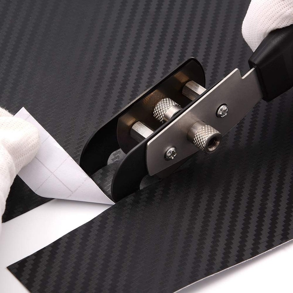 Dual Blades Vinyl Cutter Two Cuts in One with 4 Width-Spacer Pins PTFE ...