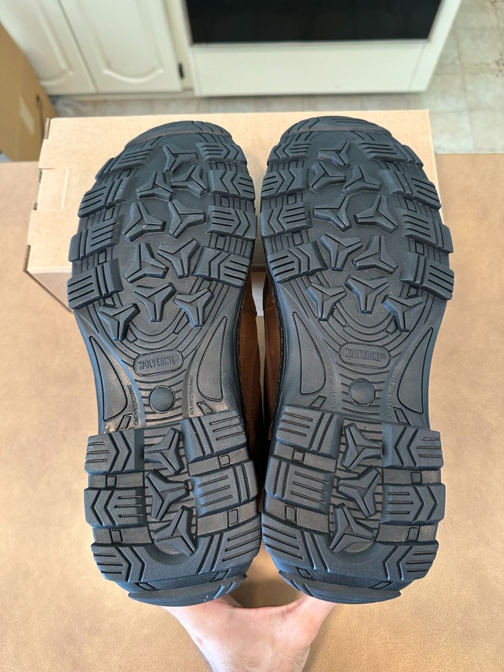 Wolverine Durbin WP Steel Toe 6" W05483 Mens Brown Leather Work Boots ...