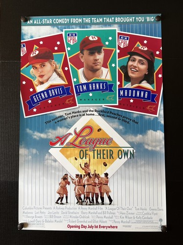 A League Of Their Own Original Movie Poster | eBay