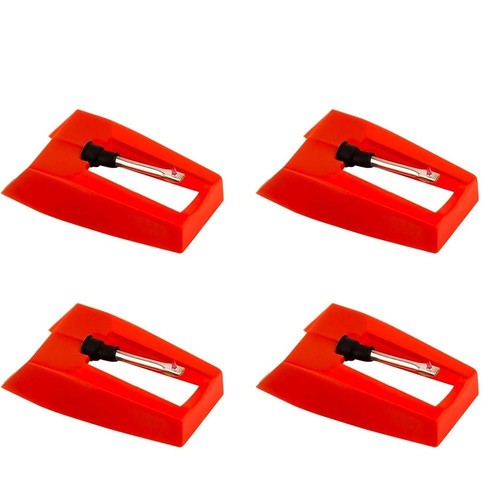 4Pcs Durable Replacement Stylus Needles Portable Turntable Needle DJ ...