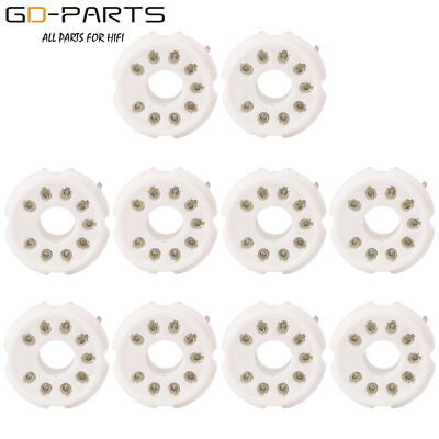 10PCS 9 PIN B9D MAGNOAL Tube Socket For EL519 EL509 6KG6 EL504 PL519 ...