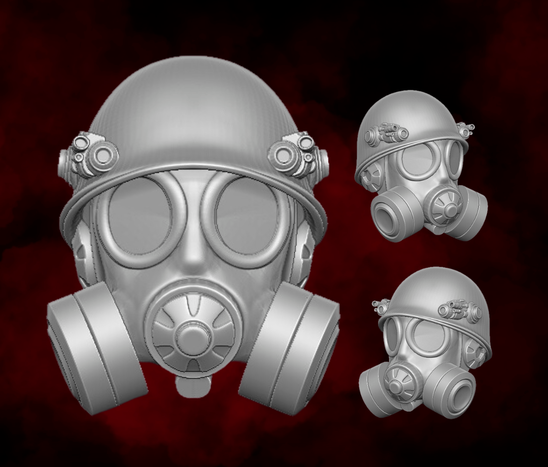 Gas Mask Soldier Png