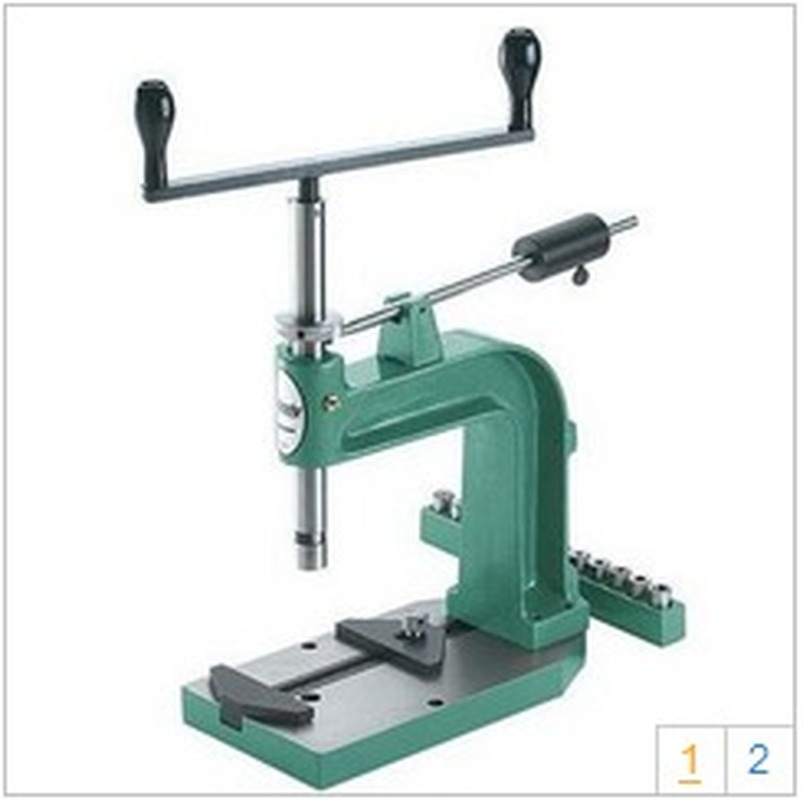 Desktop Hand Tapping Machine, Cast Iron, Tap and Dies New Precision ...