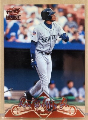 1998 Pacific Paramount RED #87 Ken Griffey Jr RARE RETAIL EXCLUSIVE ...