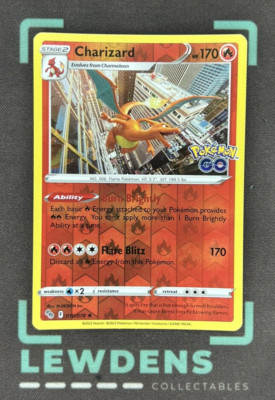 Charizard - 010/078 - Reverse Holo - Holo Rare - Pokemon Go - Pokemon ...