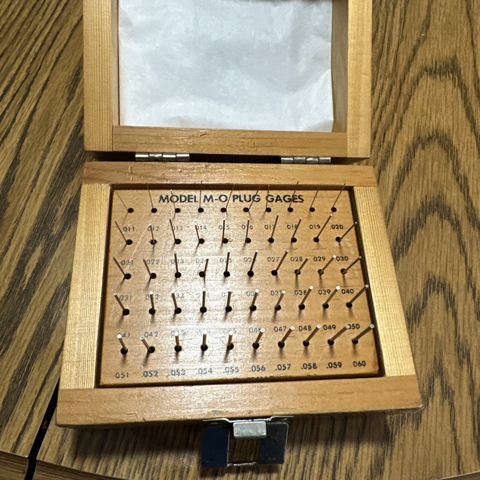 MEYER - M-0 MINUS - PIN PLUG GAGES - 50pc .0110" to 0.0600" Class ZZ ...
