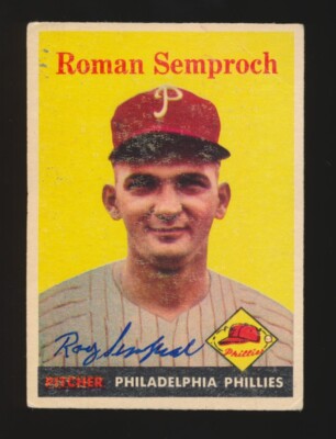 1958 Topps -#474 RAMON "RAY" SEMPOCH (Philadelphia Phillies ...