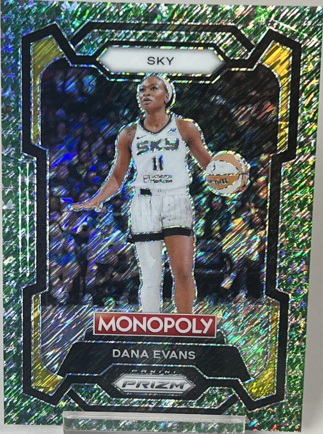 2024 Panini Prizm Monopoly WNBA - Dana Evans #55 Millionaire Green ...