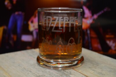 Etched glassware Led Zeppelin Whiskey Drinking Glass | eBay