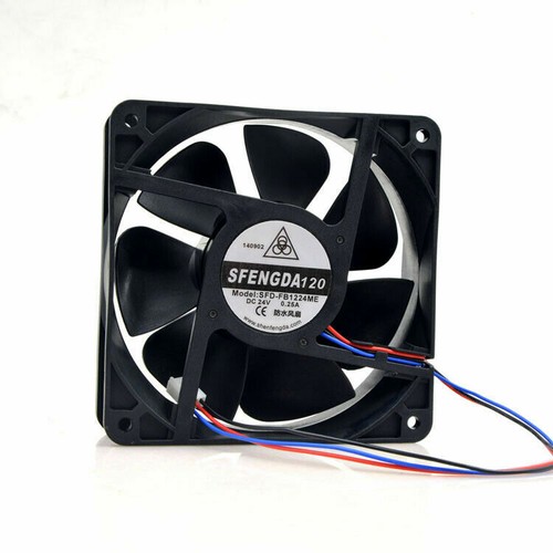 Silent Cooling Fan SFD-FB1224ME For Chassis 24V 0.25A 120*120*38mm | eBay