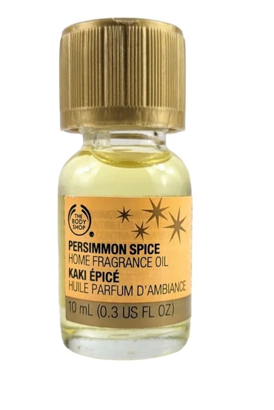 The Body Shop PERSIMMON SPICE Home Fragrance Oil .3 Fl Oz NEW RARE HTF ...