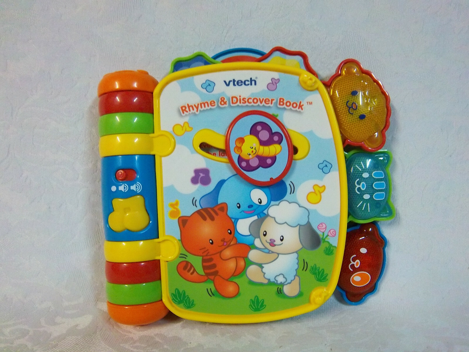 Vtech Rhyme & Discover Book Heavy Duty Musical 8" Plastic Nursery ...