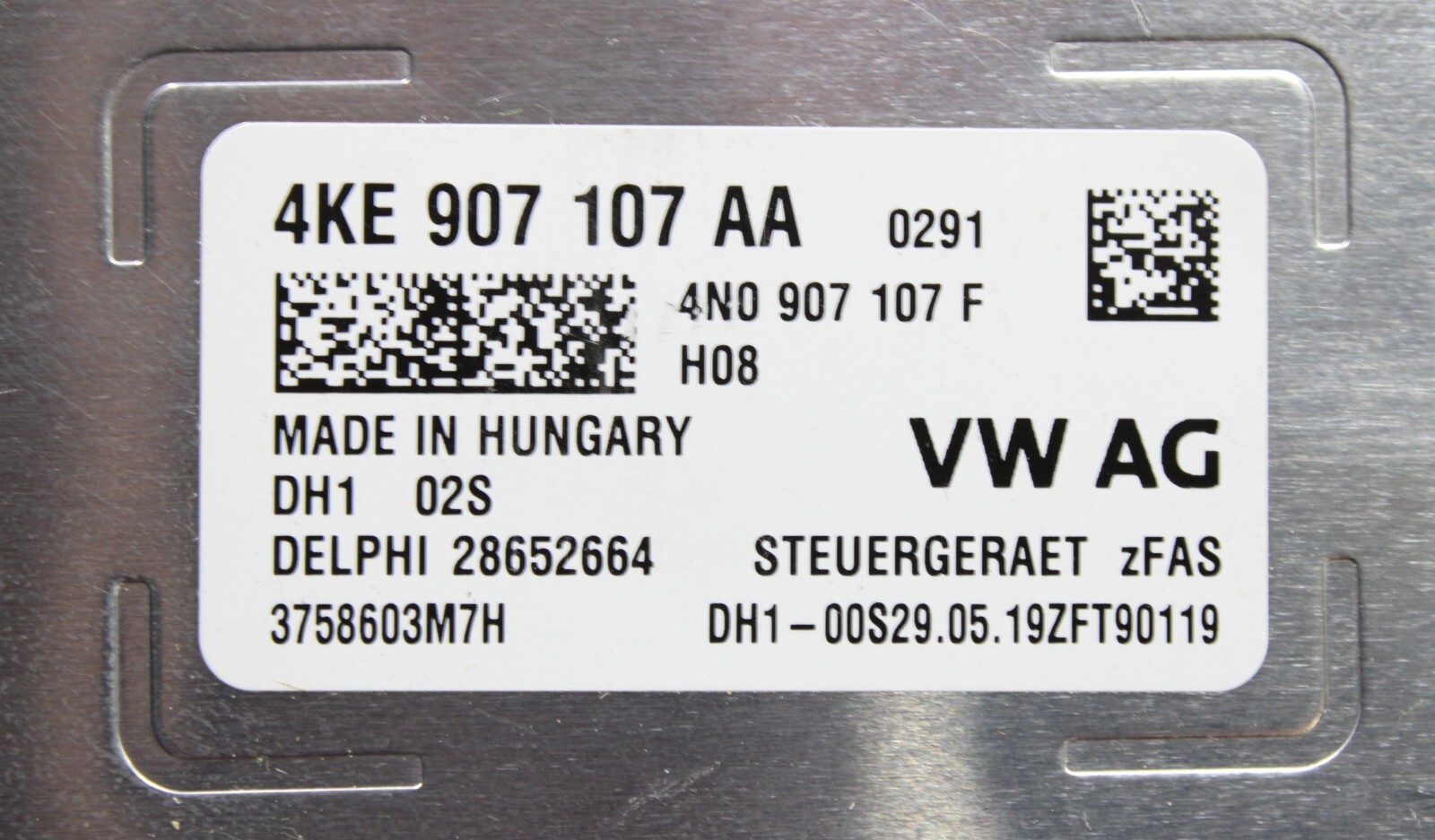 2019 - 2023 AUDI A6 ADAS ADVANCED DRIVER ASSISTANCE CONTROL MODULE OEM ...