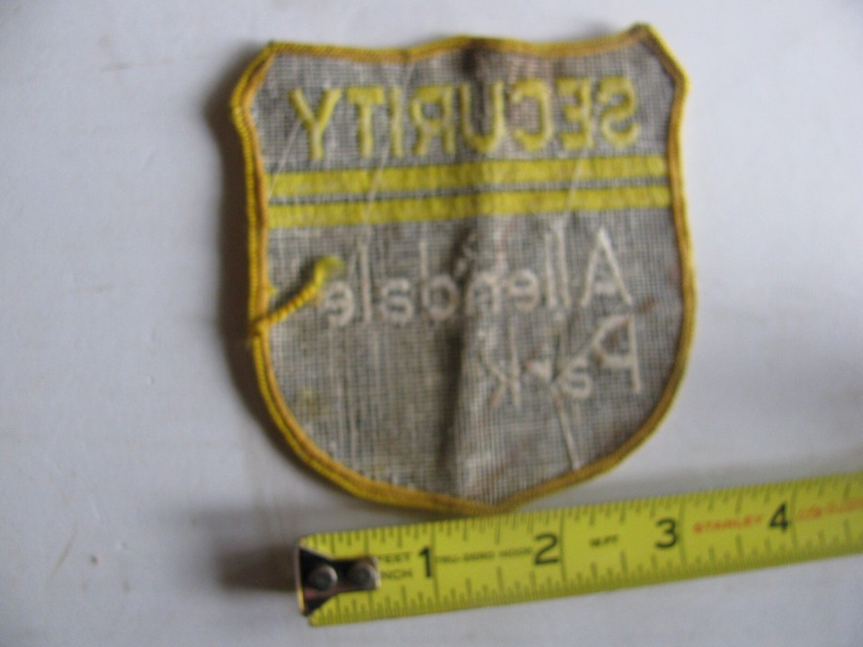 ALLENDALE PARK SECURITY CAMP HILL PA 3.5" SEW ON PATCH RARE LOWEST ...