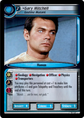 Star Trek 2E: Gary Mitchell, Godlike Mutant [Ungraded] These are the ...