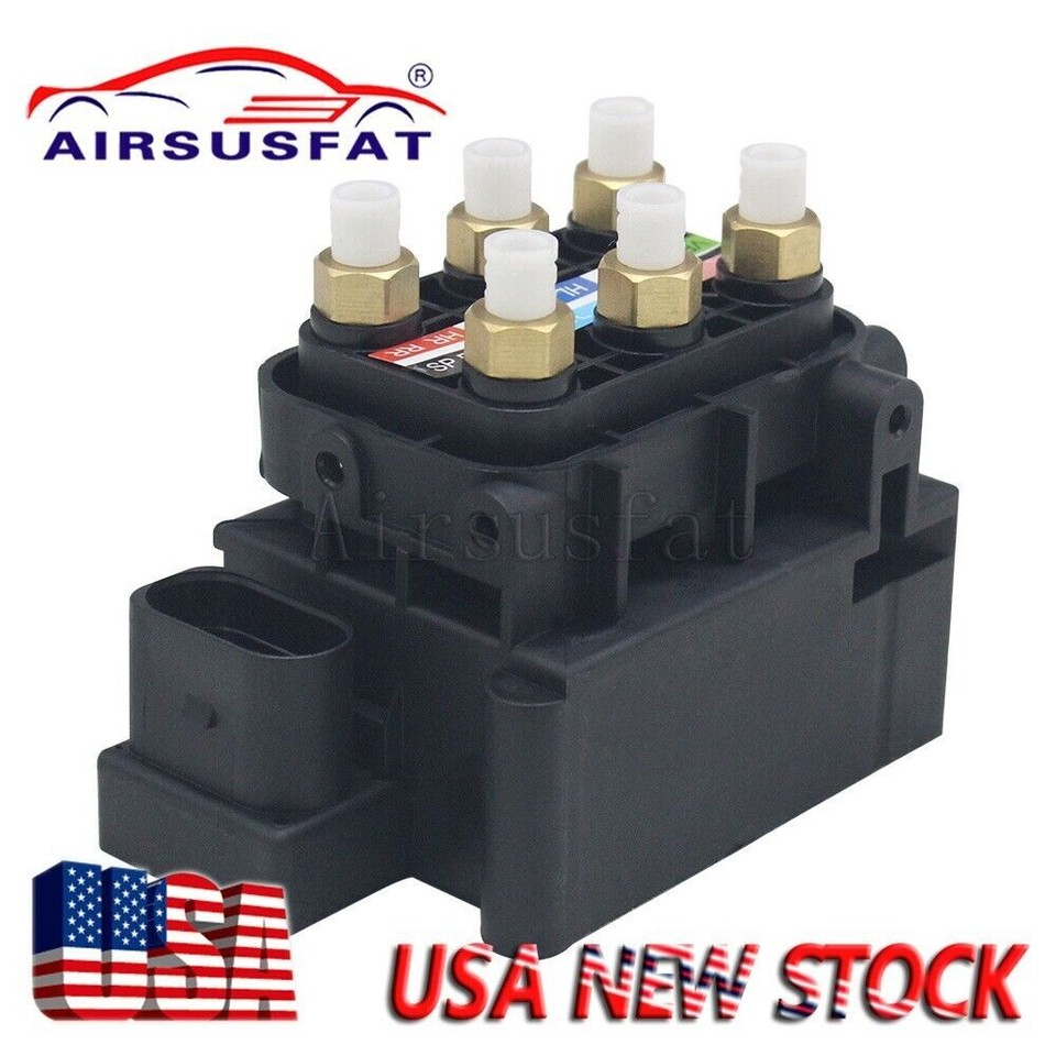 Compressor Valve Block Air Suspension For VW Touareg Audi Q7 Jeep ...