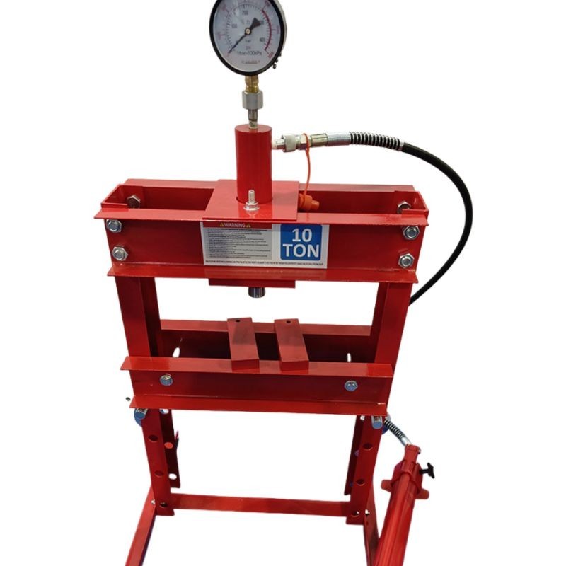 10 Ton Hydraulic Shop Press Workshop Garage Floor Bearing Bush Pressing ...