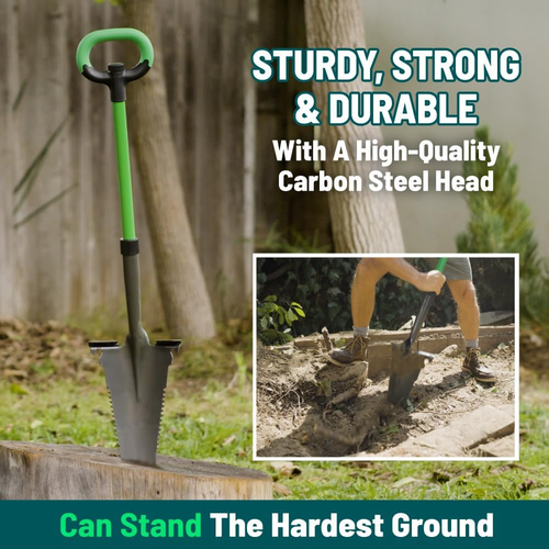 Rayzer Shovel - Multi-Purpose Garden Tool, Shovel, Saw, Axe, Mattock ...