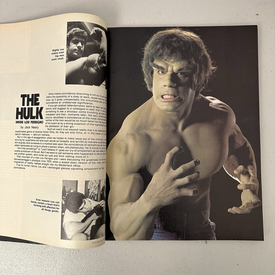 Joe Weider’s Muscle Magazine July 1979 Incredible Hulk Lou Ferrigno | eBay