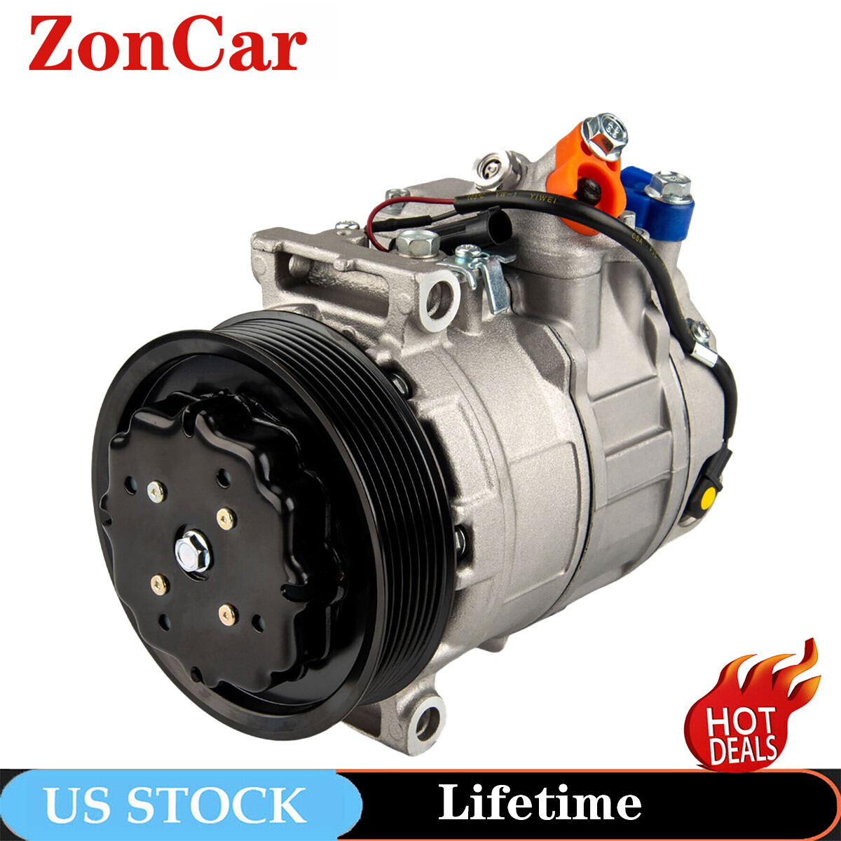 AC Compressor For 1998-2015 Mercedes-Benz C230 C240 C250 C280 C300 CL55 ...