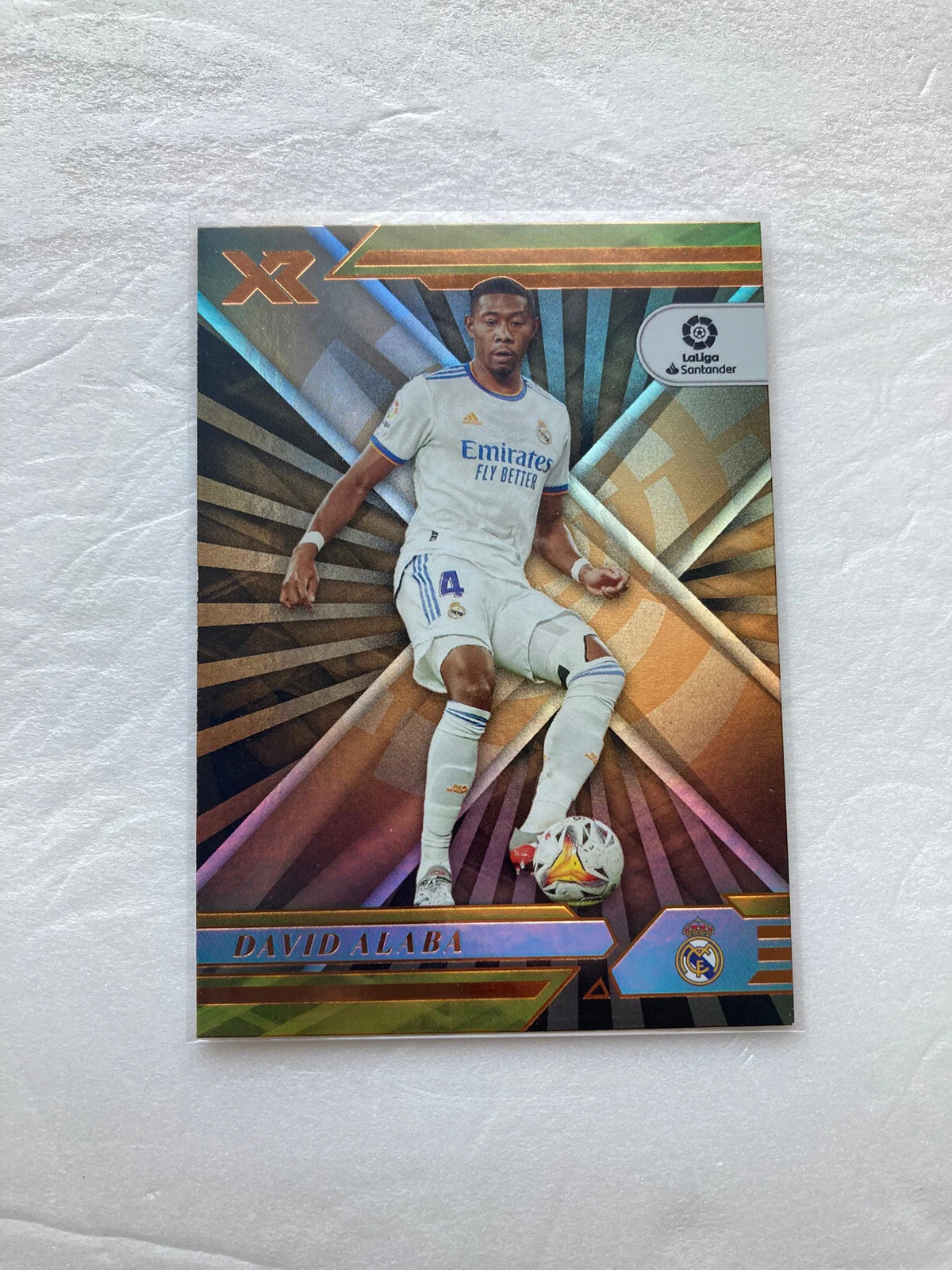 David Alaba 2021 Chronicles #128 XR La Liga - Silver Price Guide ...