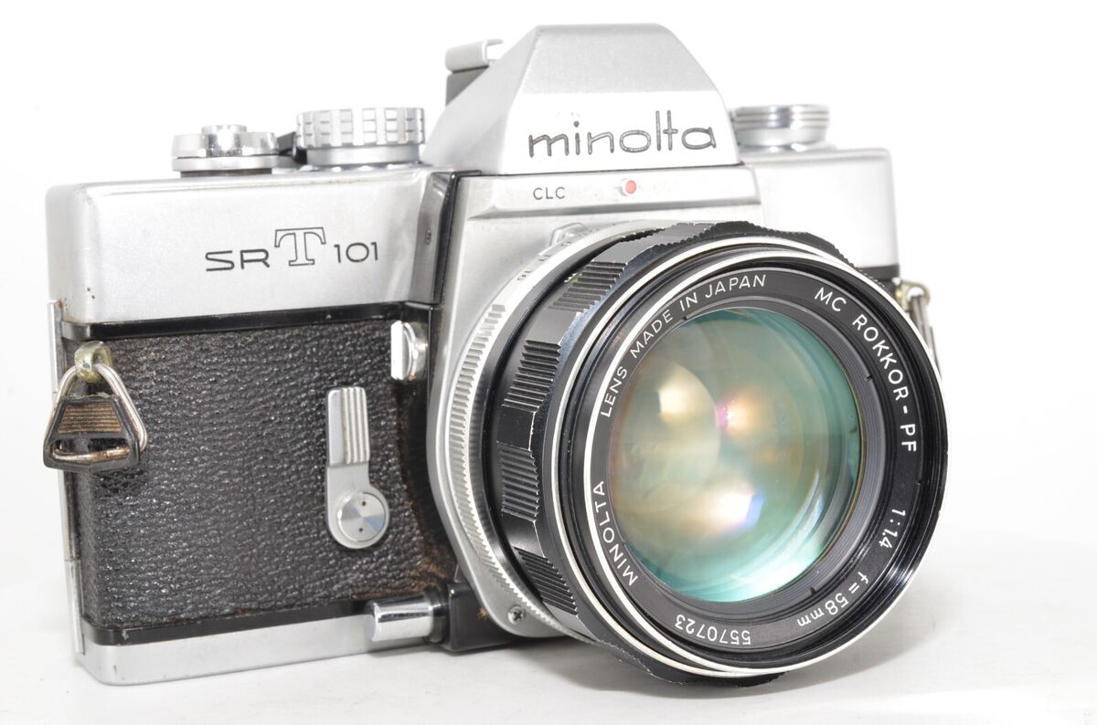 Minolta SRT101 Film camera MC ROKKOR-PF 58mm f1.4 From JAPAN Minolta SRT101 Film camera MC ROKKOR-PF 58mm f1.4 From JAPAN