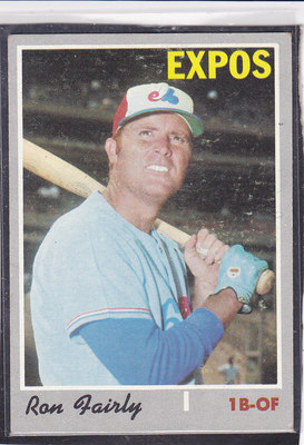 1970 RON FAIRLY - Topps Baseball Card # 690 - Montreal Expos - High ...
