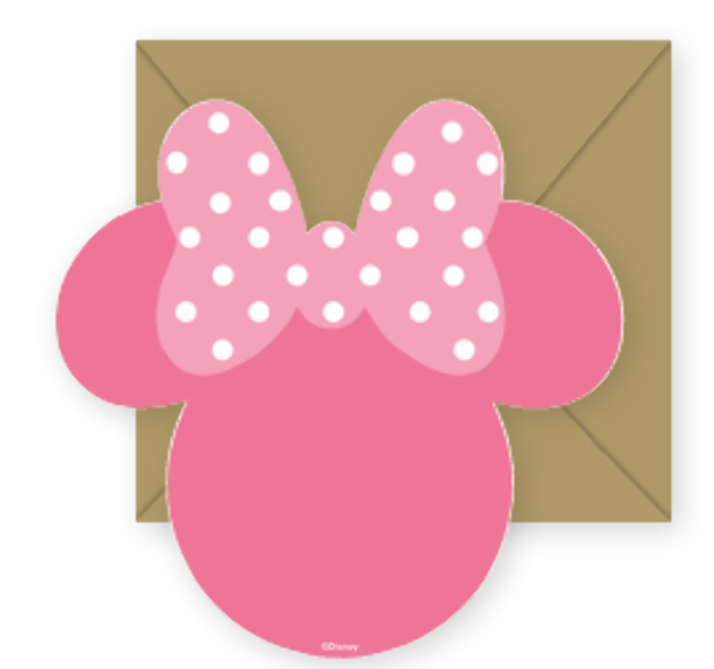 Minnie Mouse 8 invitations & 8 envelopes | eBay Australia