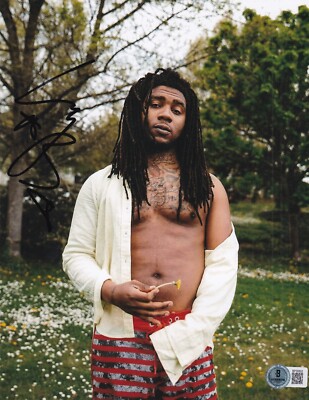 LIL B signed (THE BOOK OF FLAME) B.O.R Rap Music 8X10 photo BECKETT ...